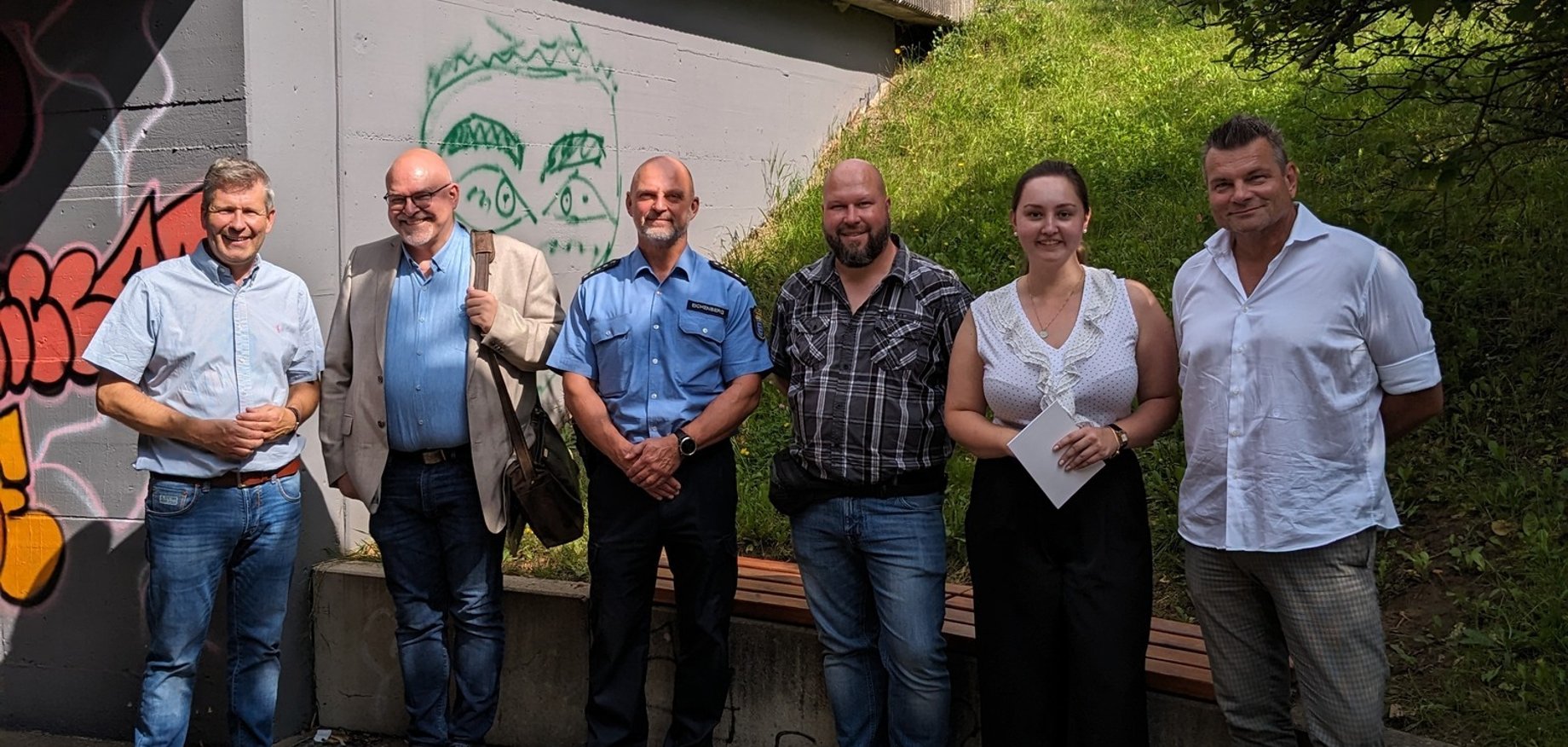 KOMPASS - Ortsbegehung mit der städtebaulichen Kriminalprävention | Stadt Hessisch Lichtenau